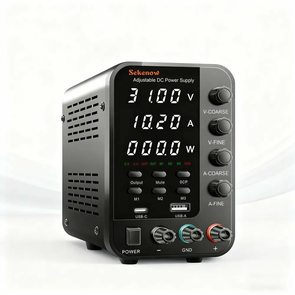 Регулируемый источник питания постоянного тока,30V 10A, цифровой дисплей, регулятор напряжения, коммутация, высокая мощность, Лабораторный блок питания