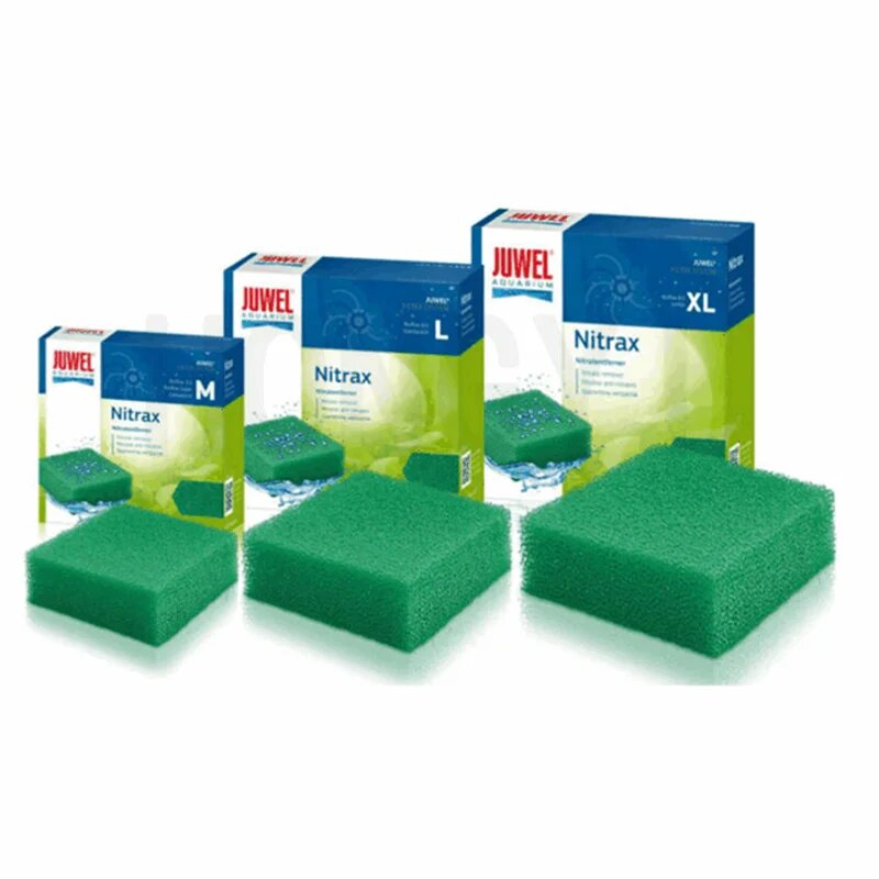 Juwel Nitrax Bioflow зеленый биохимический хлопок для аквариума Bioflow 3.0