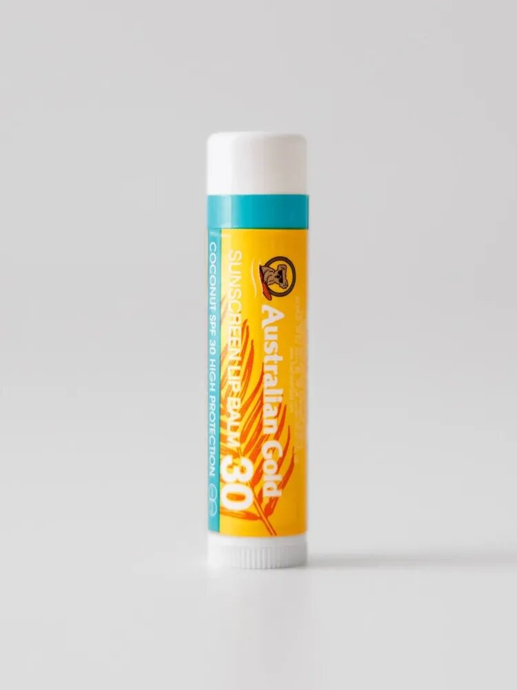 Бальзам для губ Australian Gold SPF30, увлажняющий, с кокосовым вкусом