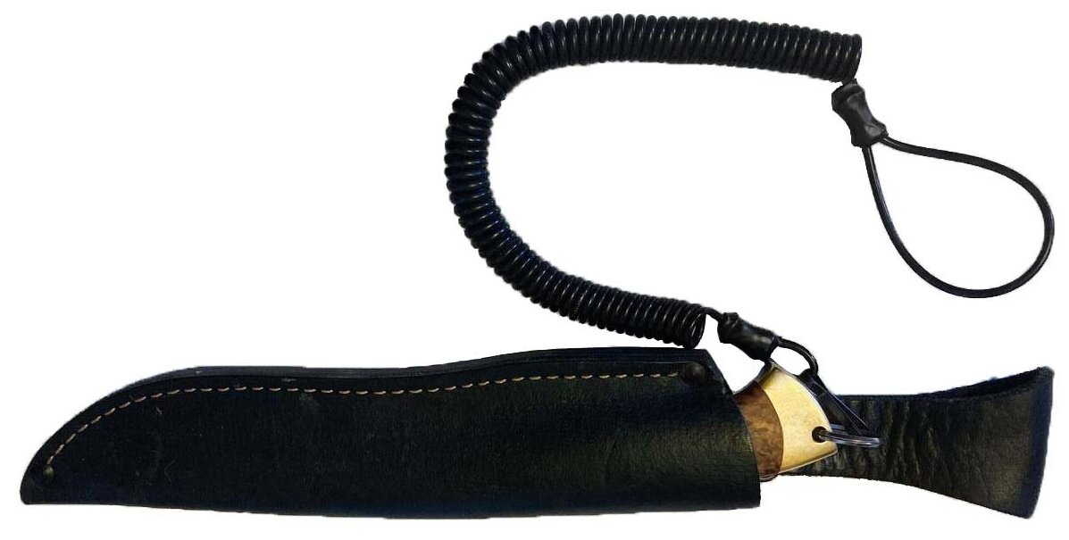 Спиральный страховочный шнур для ножа (тренчик для ножа)