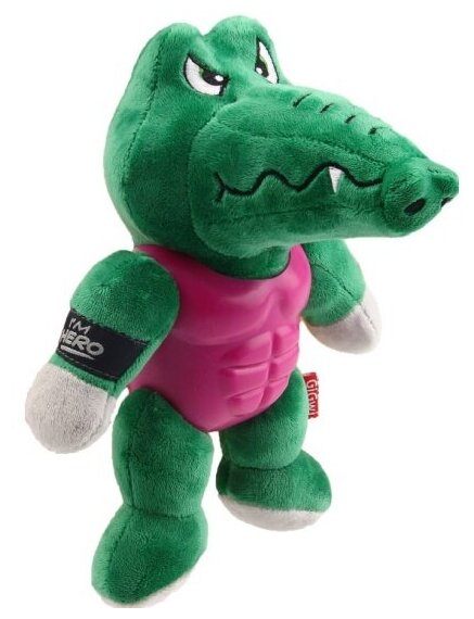Игрушка для собак Gigwi I'AM HERO Крокодил с пищалкой 21 см.