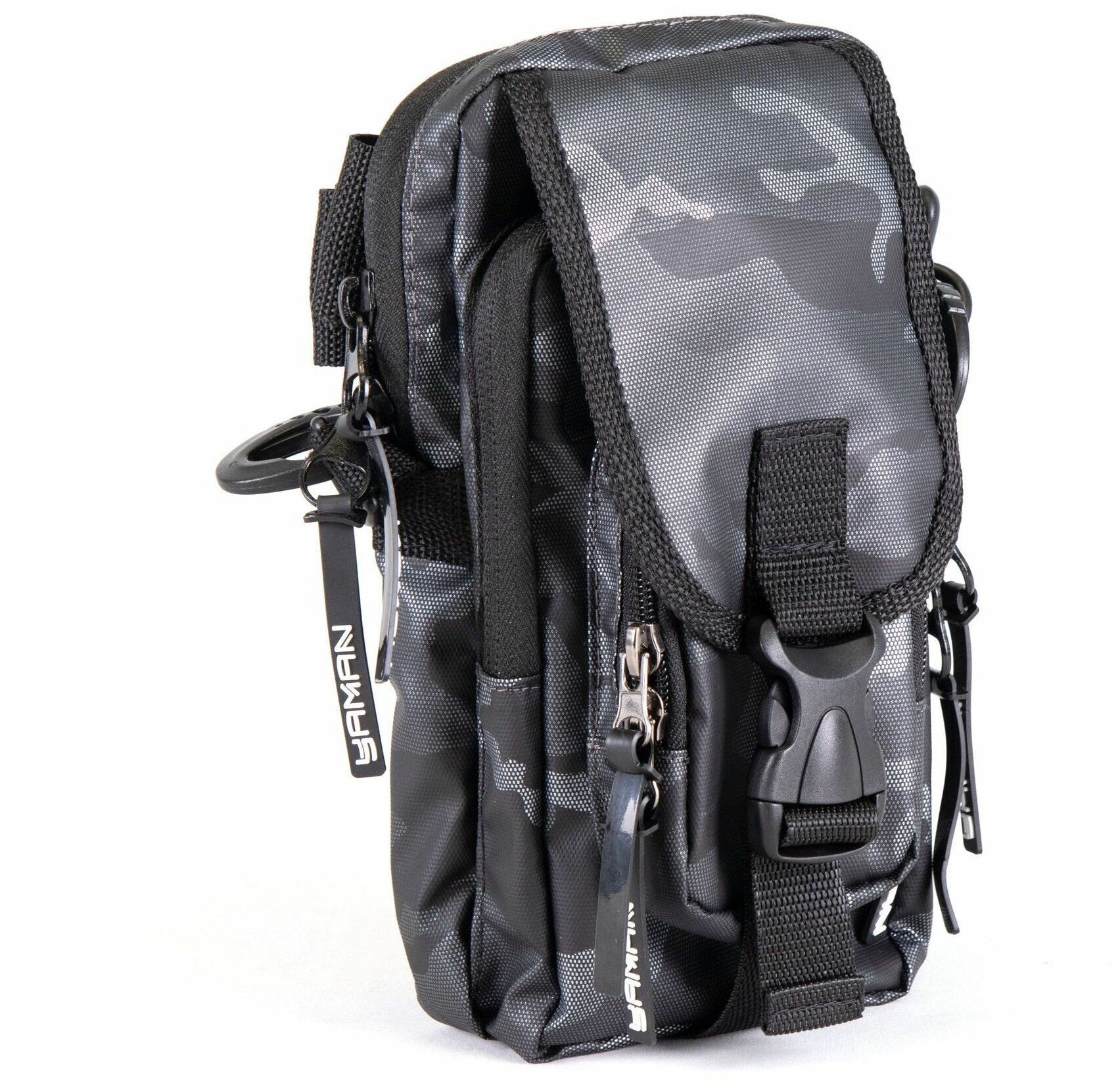 Сумка рыбака поясная Yaman Street Fishing MultiLock V-Pouch, 22х12,5х8 см / Сумка рыболовная городская для спиннинга