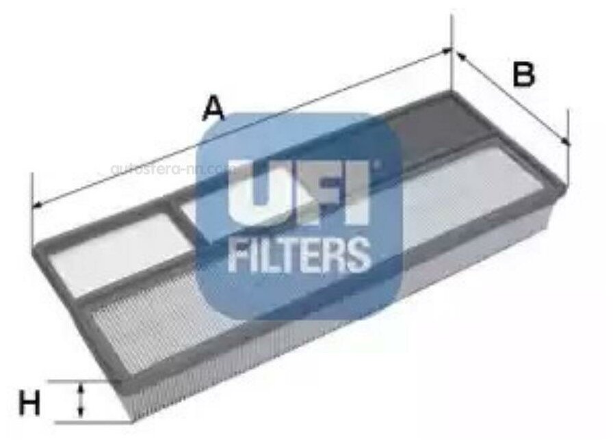Фильтр воздушный UFI арт. 3026500