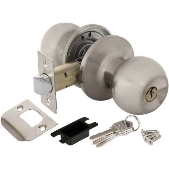 Ручка защелка Punto DK672 SN-ET (6072 SN-E ) (кл./фик.) мат. никель