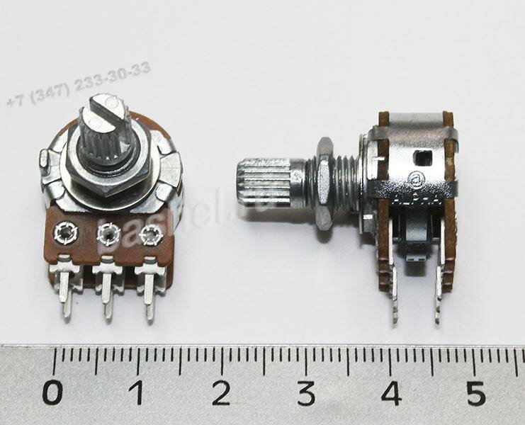RV16A01F-20-15K-B100K-3, Резистор переменный, Alpha