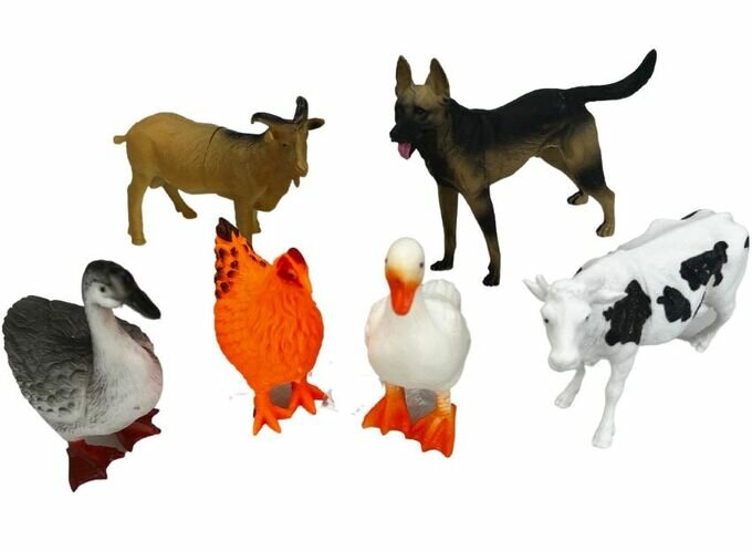 Набор животных "На ферме" 6шт. в/пак. 32х21.5х4. см GE022743/878-A15