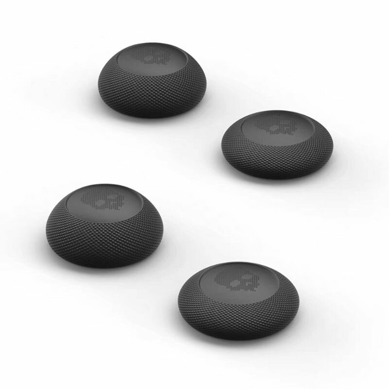 Премиум накладки на стики "Convex Thumb Grip" Skull & Co для Steam Deck / OLED / Rog Ally, 4 шт-черный