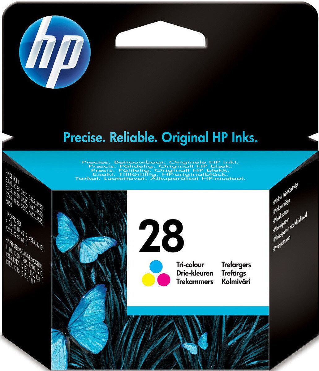 Картридж струйный оригинальный HP 28 / C8728AE для HP (15021581)