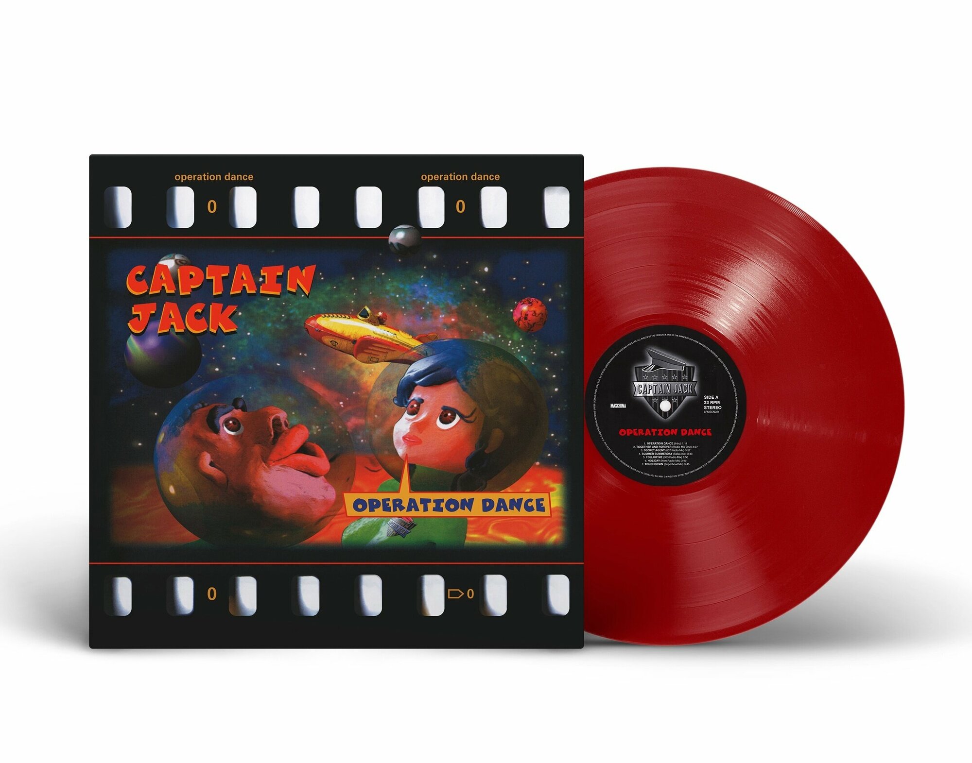 Виниловая пластинка: Captain Jack - "Operation Dance" (1997/2023) (Limited Red Vinyl)