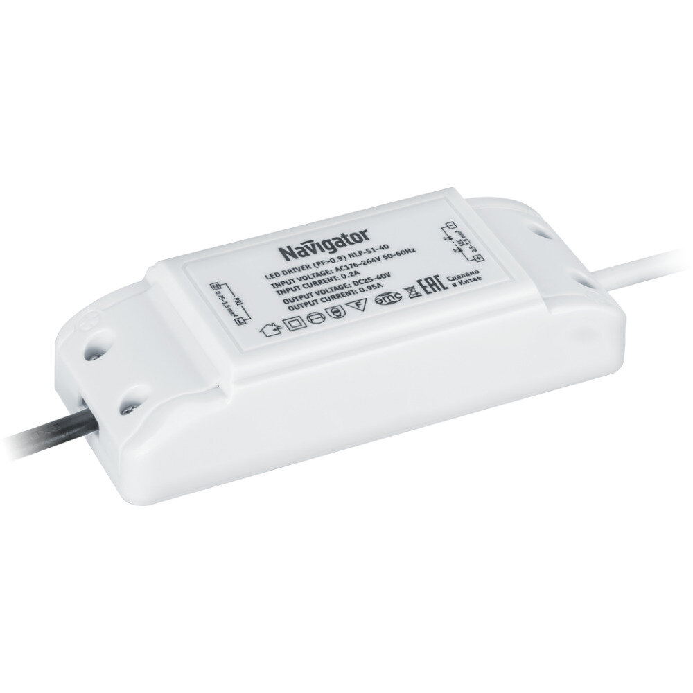 Блок питания Navigator для LED-светильников 61 547 ND-P40-950mA-IP40