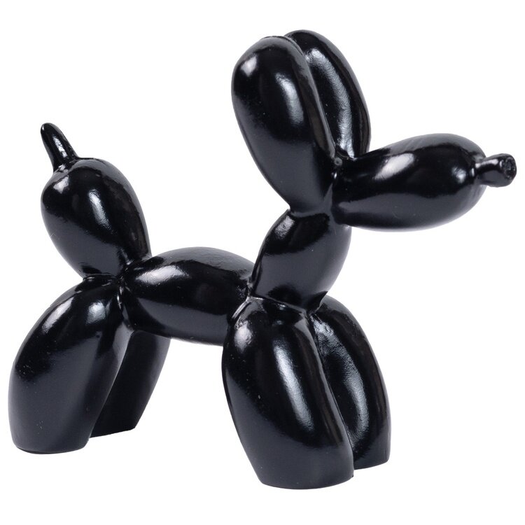 Грузик для шара Собачка черная, 80 грамм