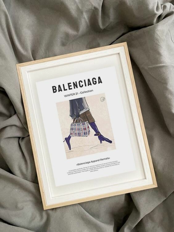 Постер, плакат на стену Balenciaga