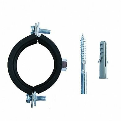 Хомут трубный 162-168 (6") М10 с крепежом