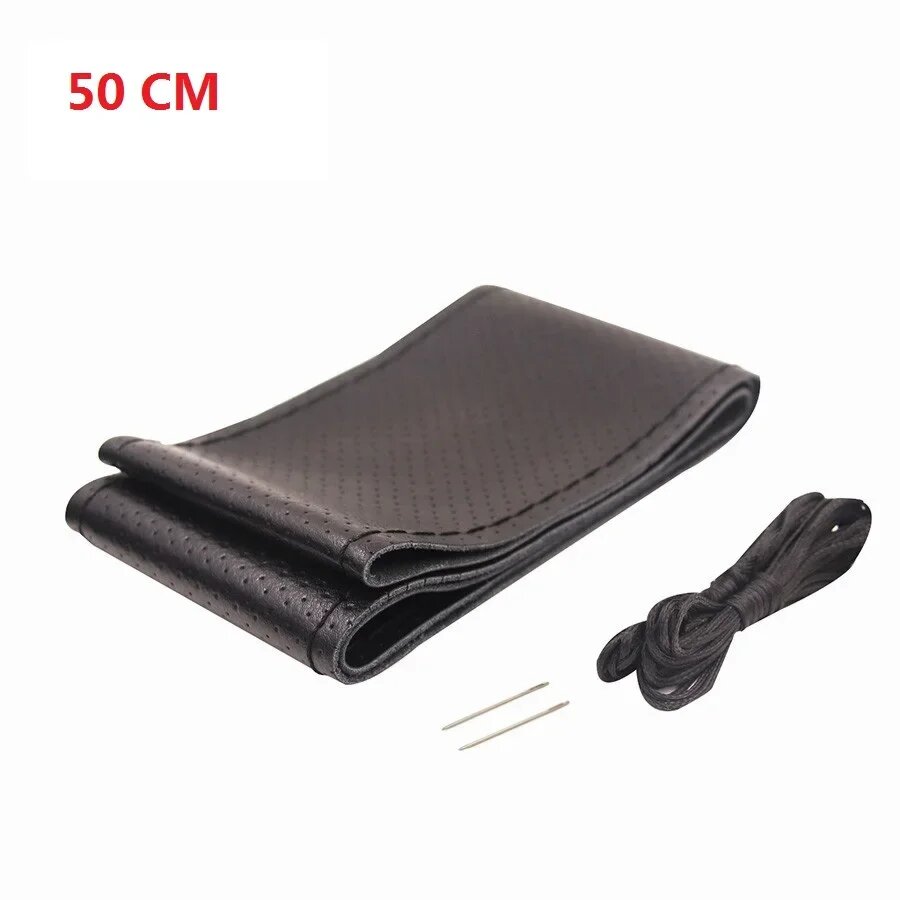 Натуральная кожа 42/45/47/50 см чехол на руль автомобиля для автобуса и грузовика для VOLVO FH FM BENZ IVECO FIAT SCANIA DAF MAN DEUTZ RENAULT