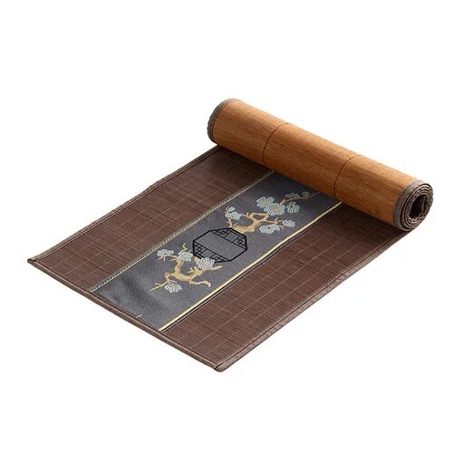 Хлопковый чайный коврик Коричневый, 30CMx150CM, 03