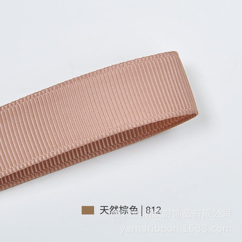 Тесьма Яо Минг 812, подарочная упаковка, цвет шампанского, 2,5см, 100ярдов