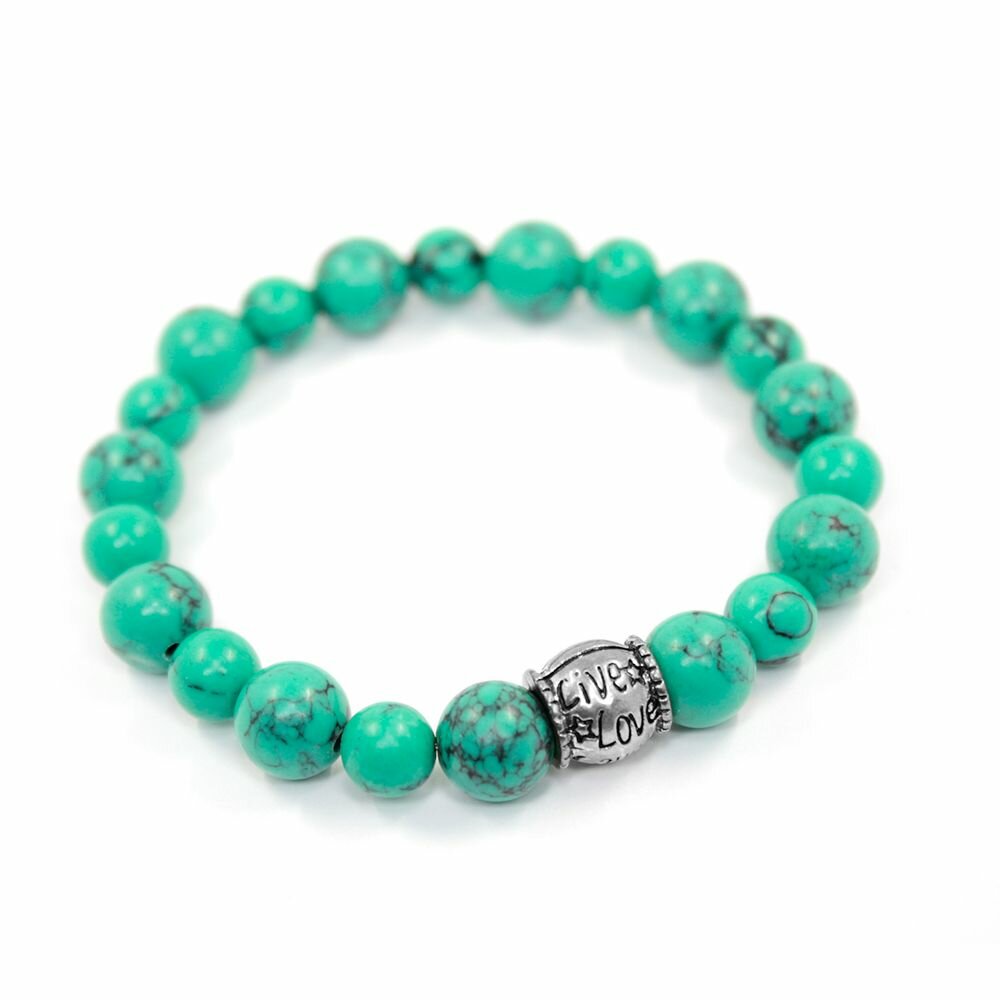 Браслет-нить, бирюза