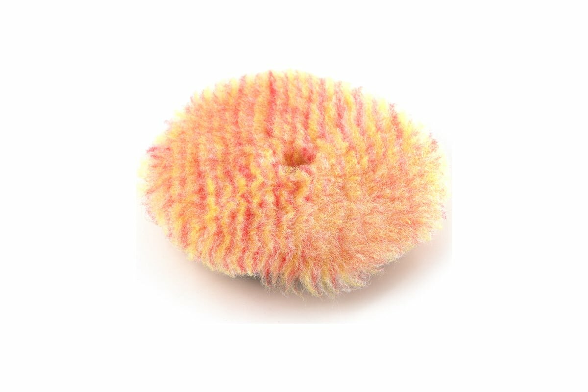 Shine Systems Unicorn Wool Pad - полировальный круг из цветного меха, 130 мм, SS532