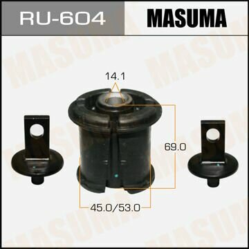Сайлентблок Зад. Рычага Honda Civic Eu, Ep, Es 01-06 (Masuma RU-604)