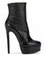 Ботинки Casadei, размер 40, black/black