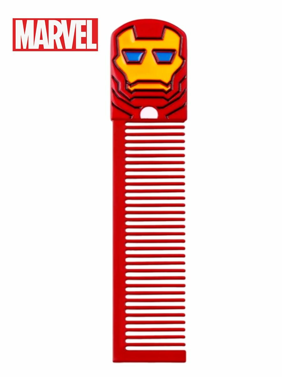 Расческа - гребень металлическая Железный человек Марвел