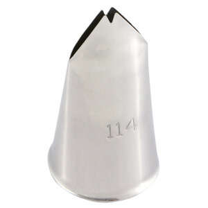 Насадка для кондитерского мешка лист Martellato / для начинки крема сливок / Всё для приготовления торта / Товары для кондитеров