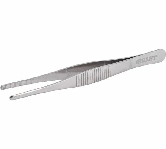 Пинцет прямой 125 мм антимагнитный технический для точных работ Gigant GST-125