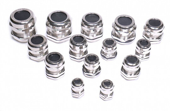 Кабельный ввод М 19 латунный УТ1,5 IP66/IP67/IP68 (аналог У261, d кабеля 6-12 мм) | код zeta30112 | ЗЭТА Новосибирск (1 шт.)