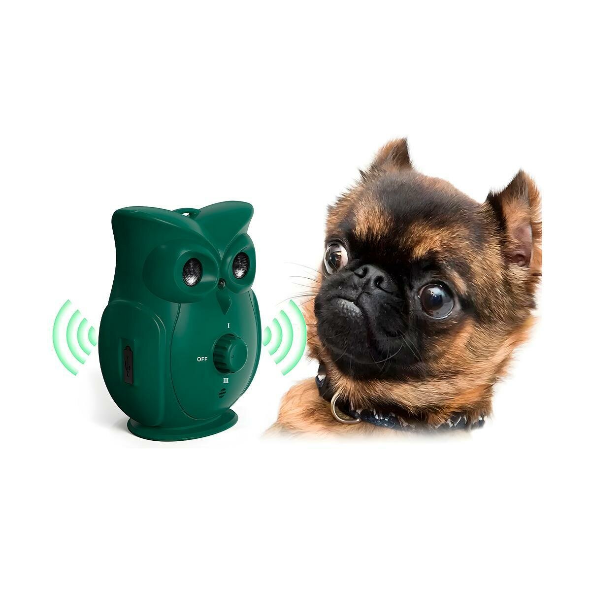 Ультразвуковой антилай для собак SAW-AU03 (EU) (M2062RU) - антилай для собак мелких пород что бы не лаяли, антигав и анти лай от собаки.