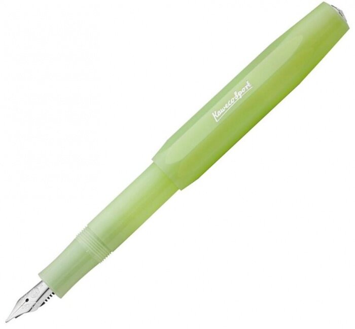 Kaweco 10001889 Перьевая ручка kaweco frosted sport, fine lime ct (перо м - 0.9 мм)