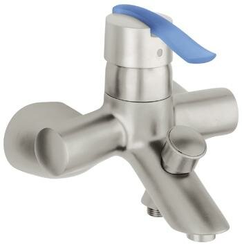 Смеситель для ванны Grohe Ectos 33397MB0 , Шелковый металл\ да Винчи голубой