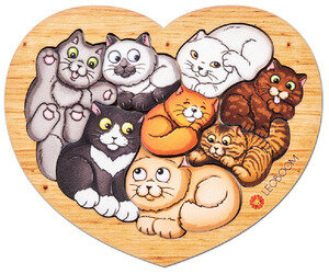 Игра (SmileDecor) Головоломка Котята (дерев.) (П2455)