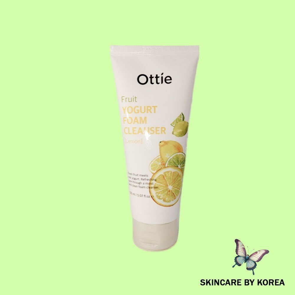Ottie Йогуртовая пенка для умывания с лимоном Fruit Yogurt Foam Cleanser-Lemon 150 мл