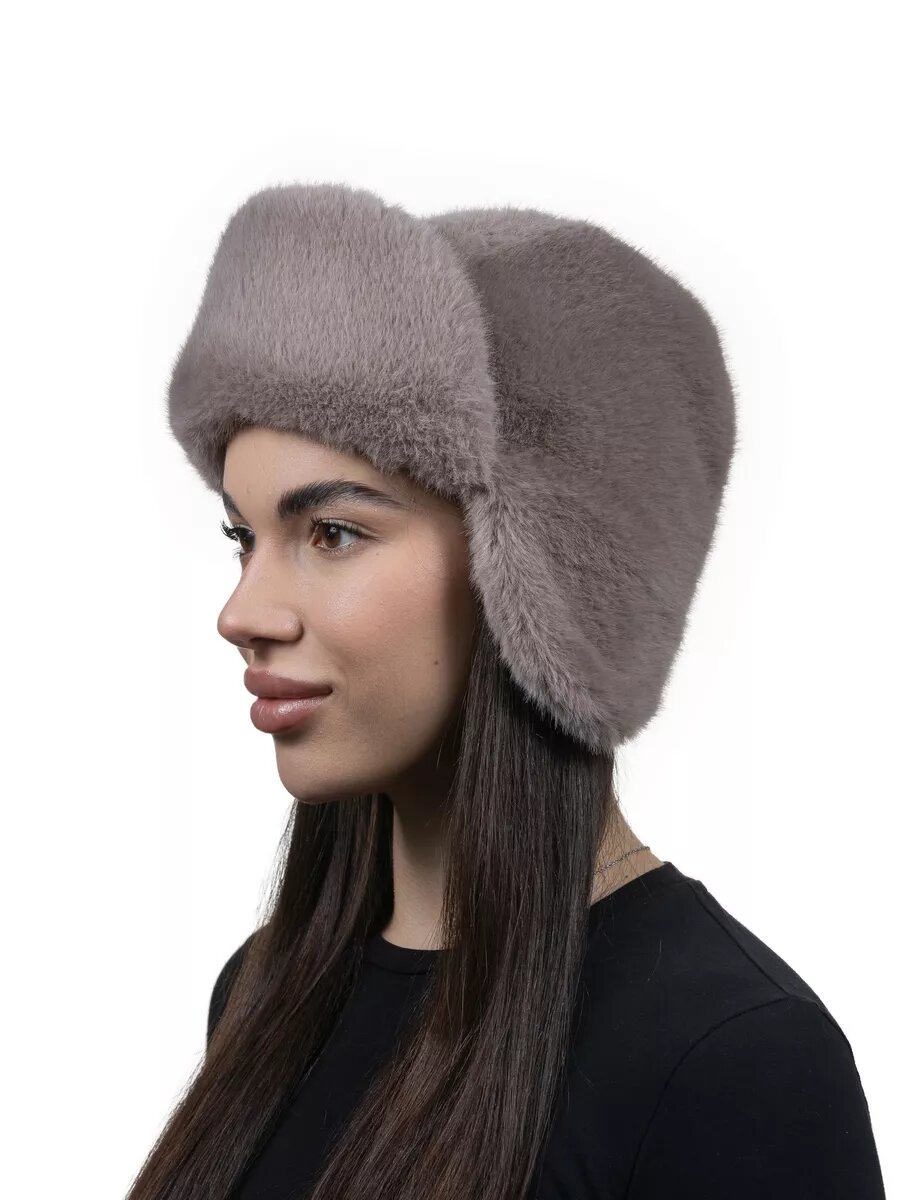 Шапка-ушанка для женщин