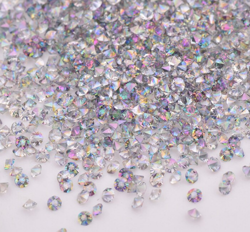 Мини-кристаллы 1,2 мм, цвет серо-фиолетовый (1400 шт)