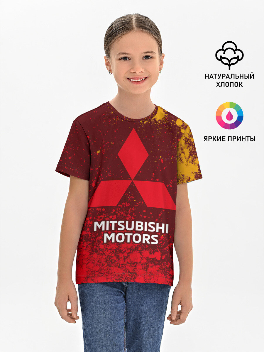 Футболка хлопковая детская MITSUBISHI / МИТСУБИСИ