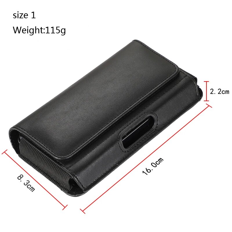 Поясная сумка для смартфона, Size 1, черная