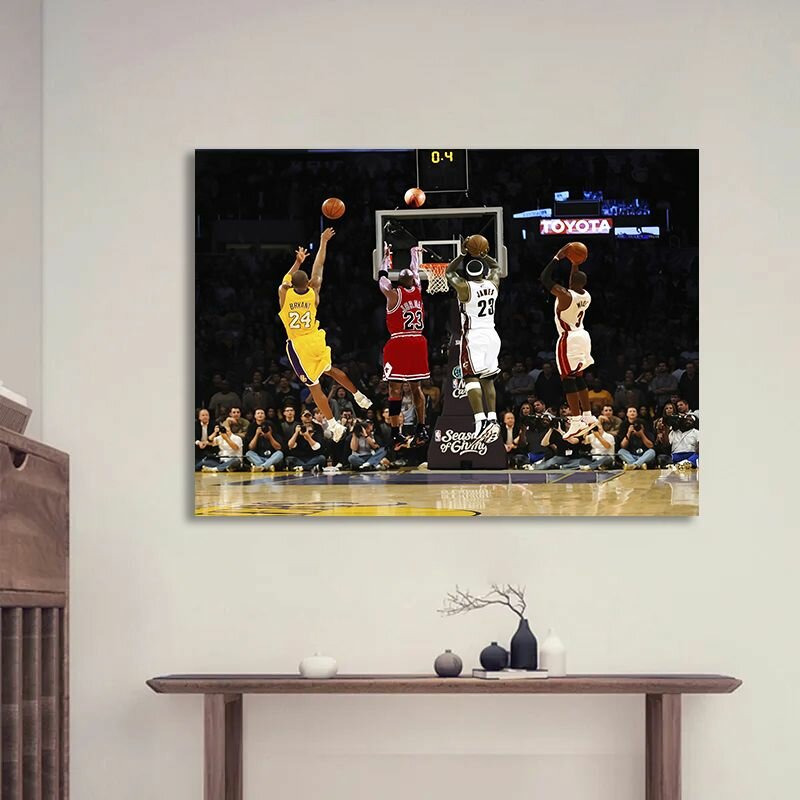 Картина ВсеКартины. тут "Звёзды NBA", на подрамнике, 20x30 см