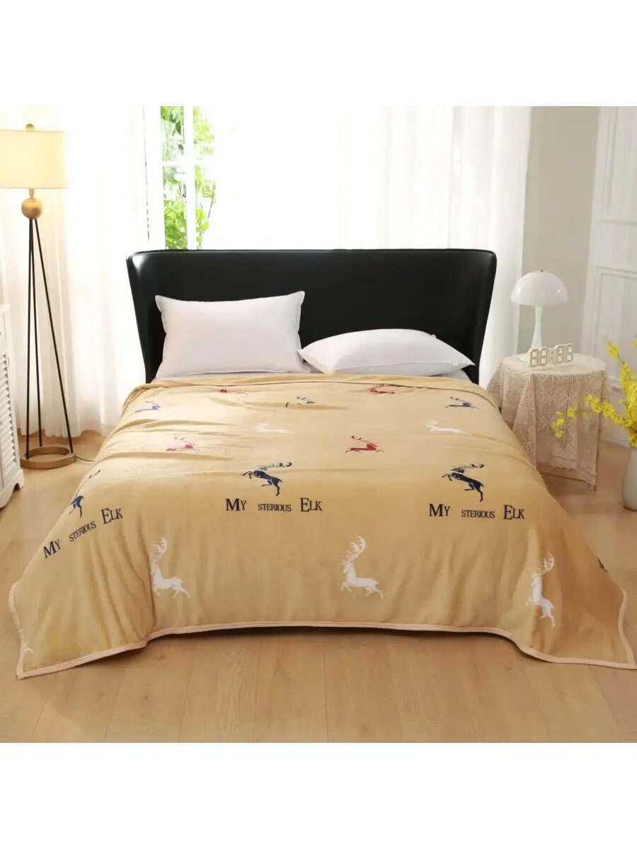 Плед 200х220 евро на кровать Lindo