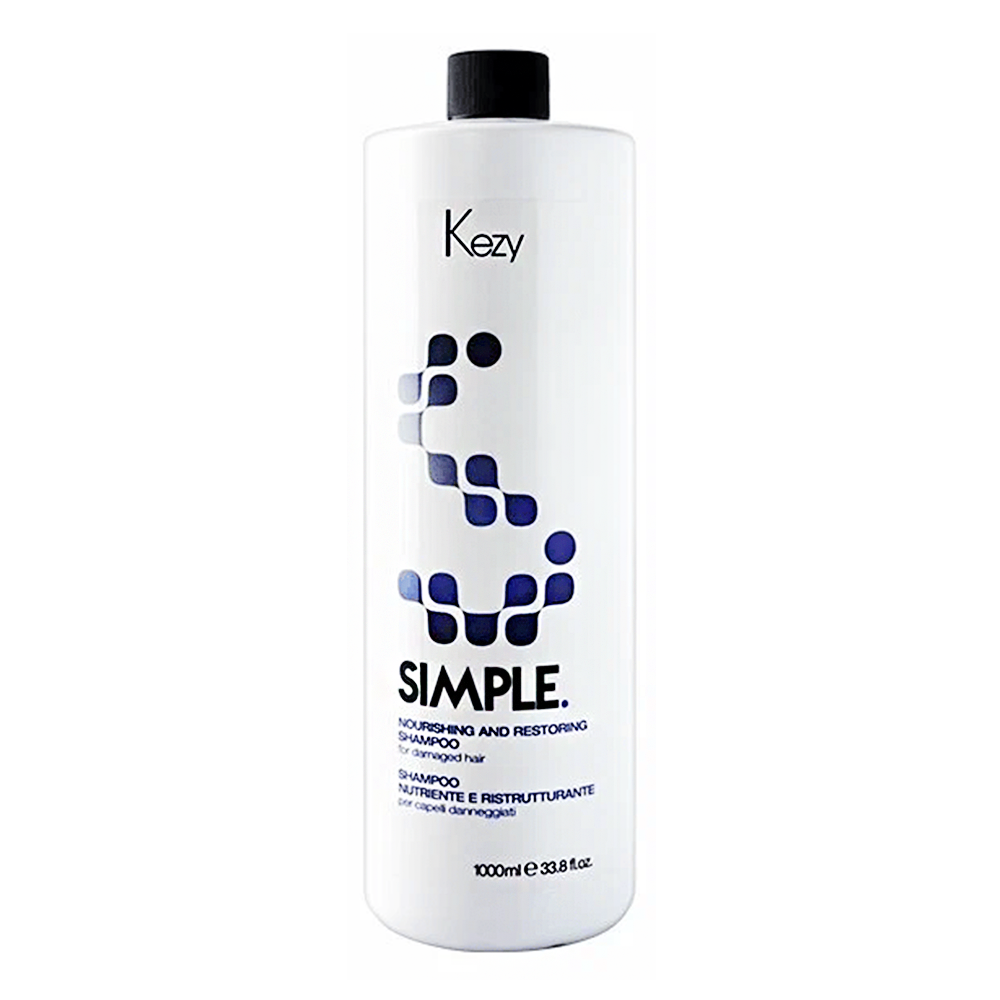 ШАМПУНЬ KEZY SIMPLE питательный восстанавливающий Restoring, 1000 мл