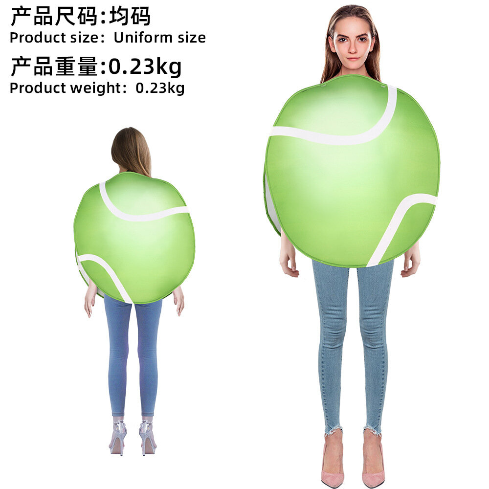 Костюм для косплея "Halloween stage party", губчатая печать, теннисный мяч