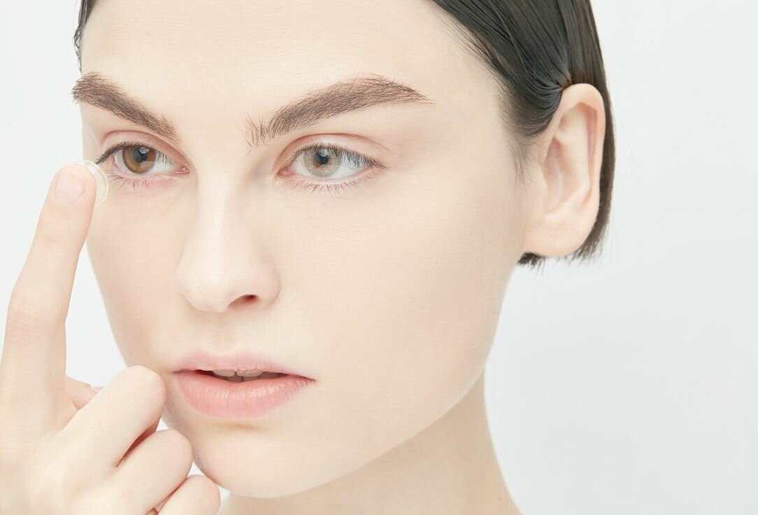 Цветные контактные линзы квартальные ADRIA Effect CRISTAL, BC 8,6, DIA 14,5, 2 шт. CRISTAL