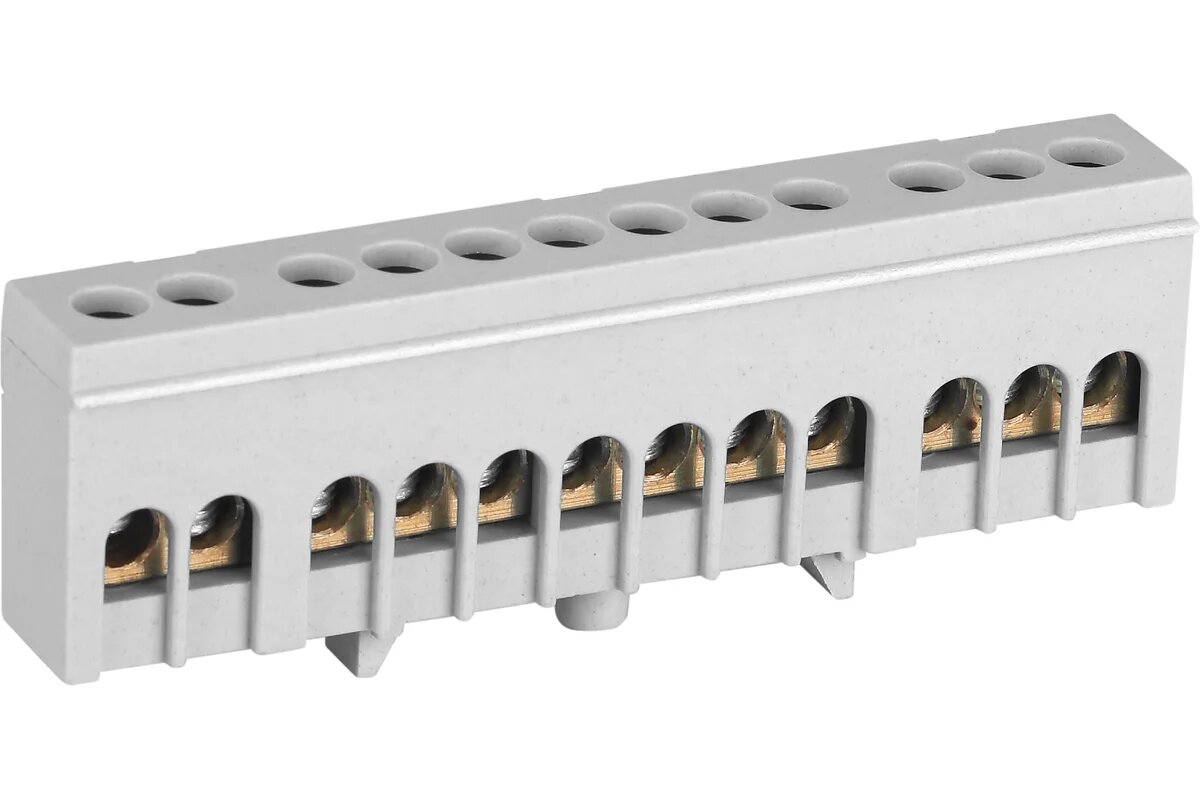 ЭРА NO224108 L фаза шина в изолированном корпусе на DIN-рейке ШНИ-6x9-12-Д серый Б0062946