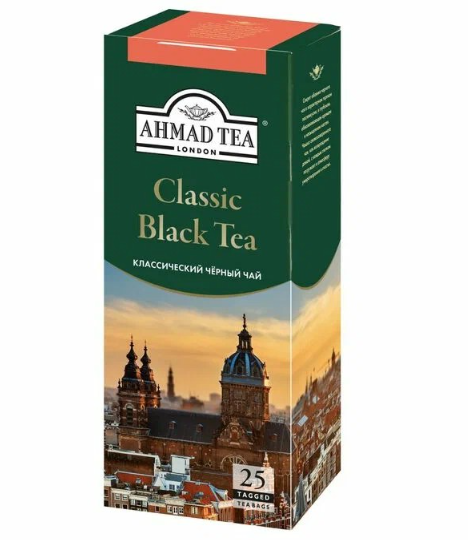 Чай черный Ahmad Tea, Классический, 25 пакетиков