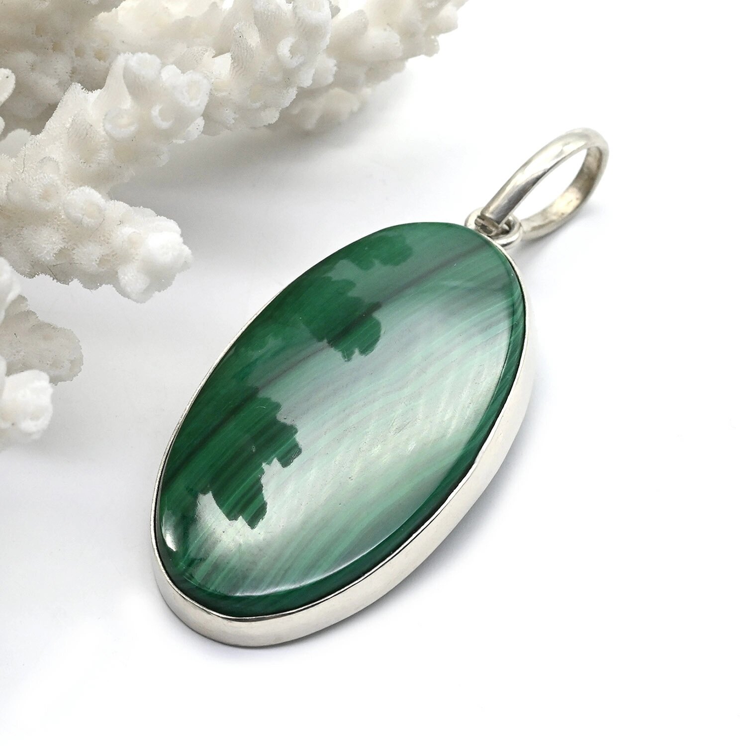 Подвеска, малахит