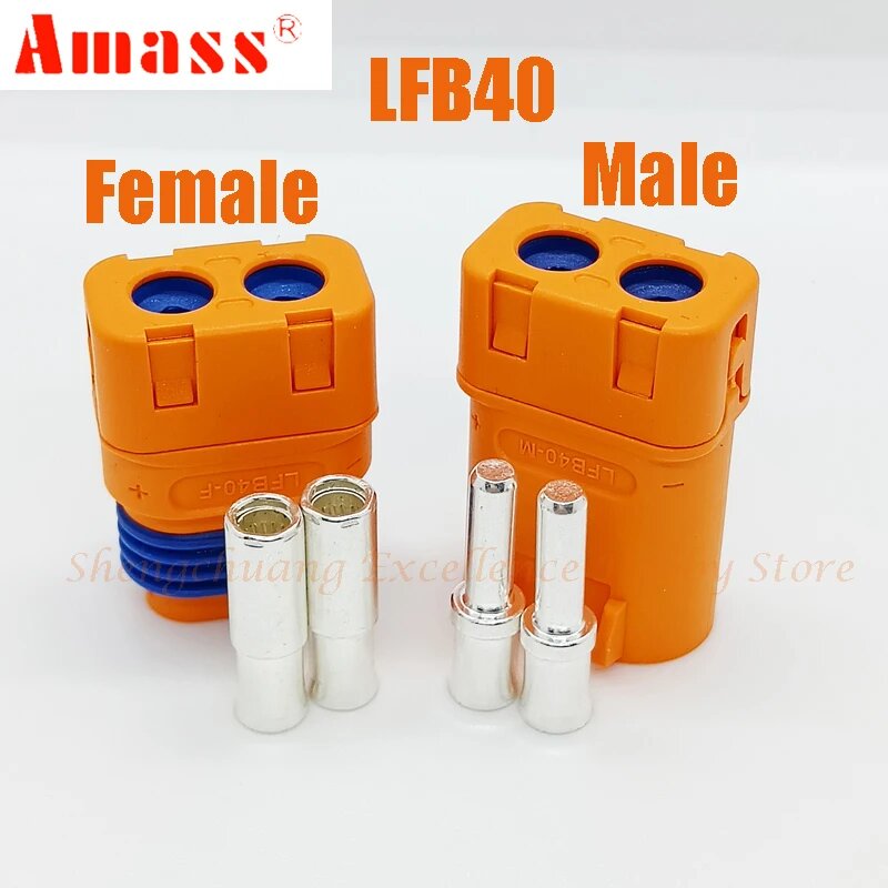 Amass LFB40-F/M водонепроницаемый разъем для аккумулятора