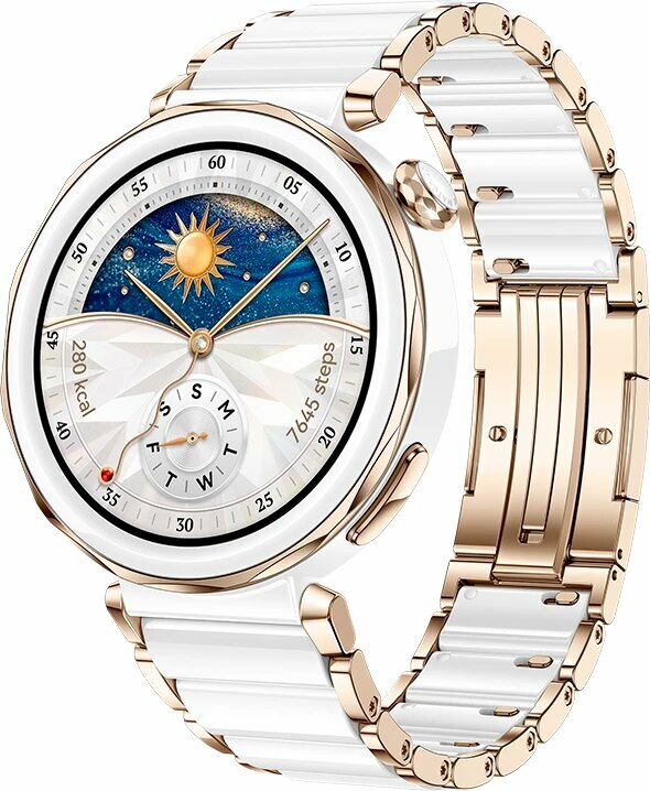 Умные часы Huawei Watch GT 5 Pro 42mm Ceramic White (JNA-B29) (709616/6942103131691)