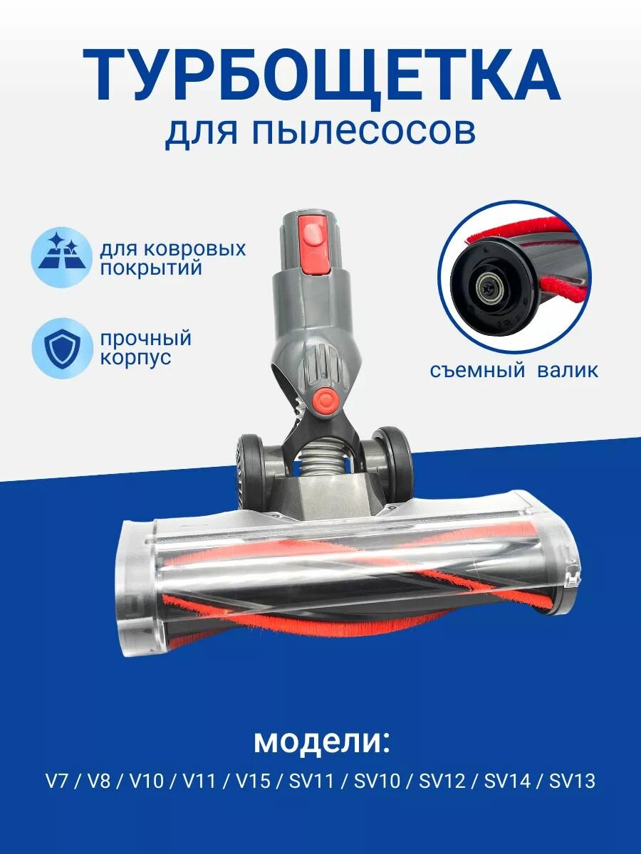 Щетка напольная / ковровая для пылесоса Dyson V7, SV11, V8