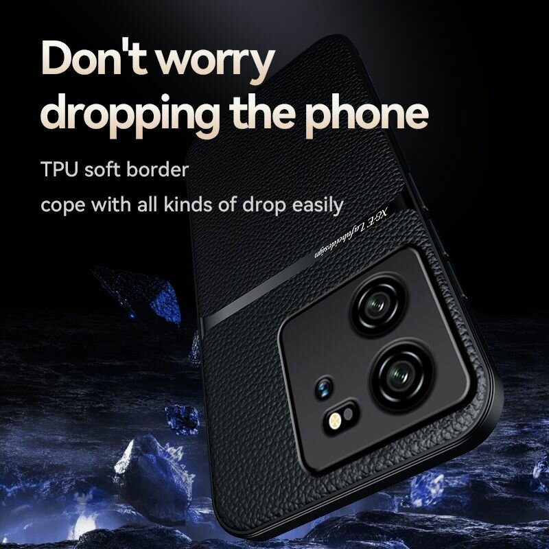 Чехол MyPads для Xiaomi 13T/ Xiaomi 13T Pro с магнитом и защитой объектива