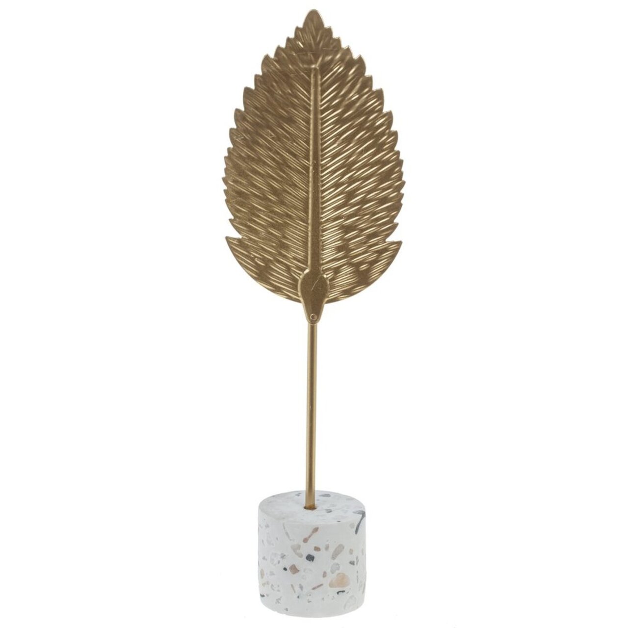 Лист Фигурка декоративная 7х4х23 см стильный элемент интерьера для любого дома